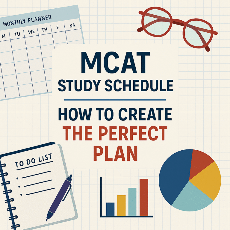 MCAT Study Schedule: How to Create the Perfect Plan